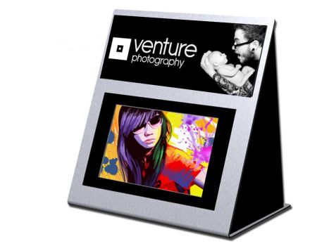 Bespoke Counter Top Displays CTU in metal and plastics - Splash Display