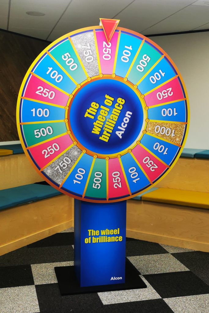 Wheel of Fortune for Alcon - Splash Display